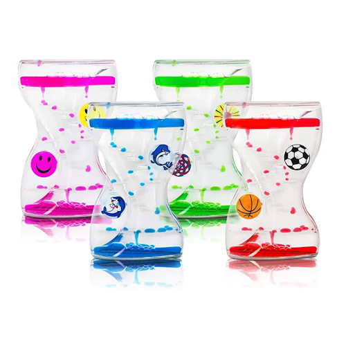 Zigzag Liquid Timer with spinners – Autism Resources South Africa